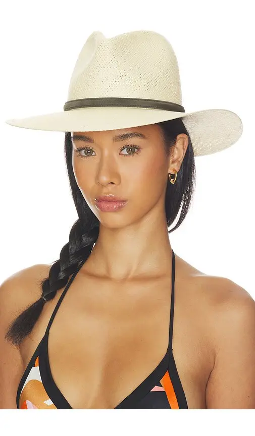 Janessa Leoné Simone Fedora Hat In Neutral