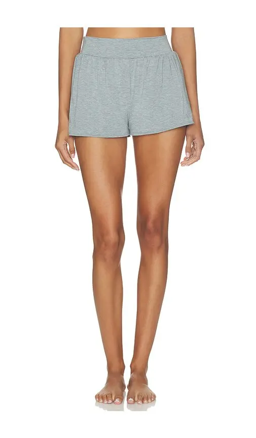 Commando Butter Relaxed Short In Grey - Heathered Gray