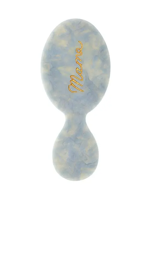SOLAR ECLIPSE Hand-painted Mama Handbag Hero Brush - Blue