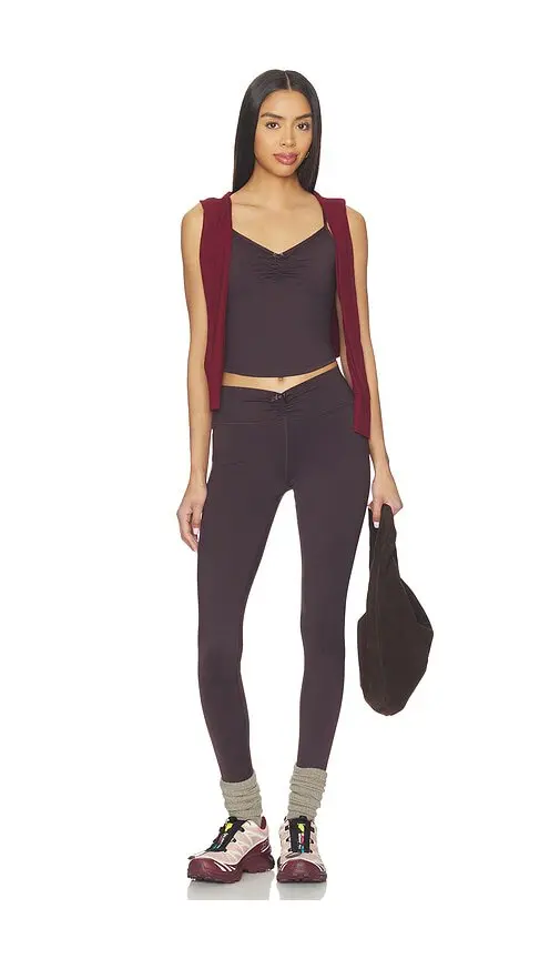 WeWoreWhat Ruched Cami In Brown