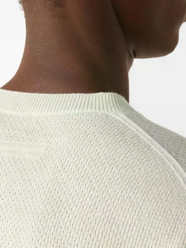 Zegna Silk Linen Crew-neck Sweater