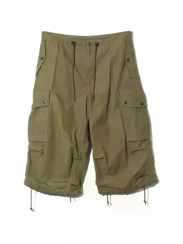 Needles Cotton Ripstop Cargo Shorts - Green