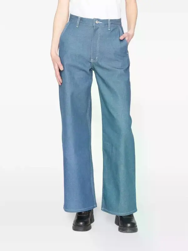 Naked & Famous Denim Maudie Wide-leg Jeans - Blue