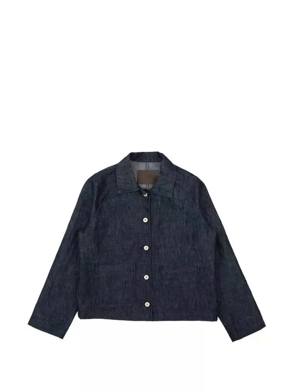 Naked & Famous Denim Gracie Button-up Jacket - Blue