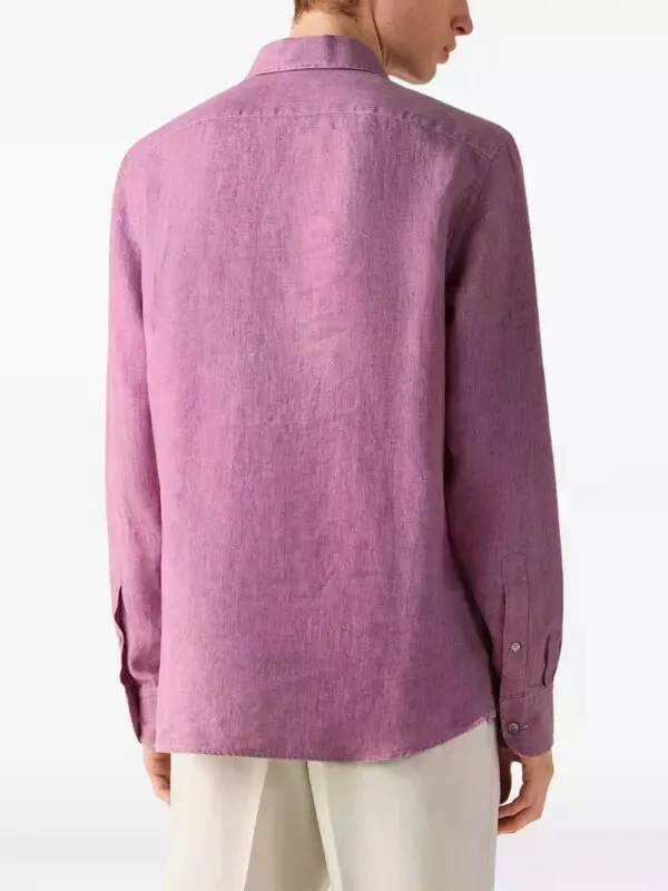 Zegna Oasi Lino Pocket Shirt