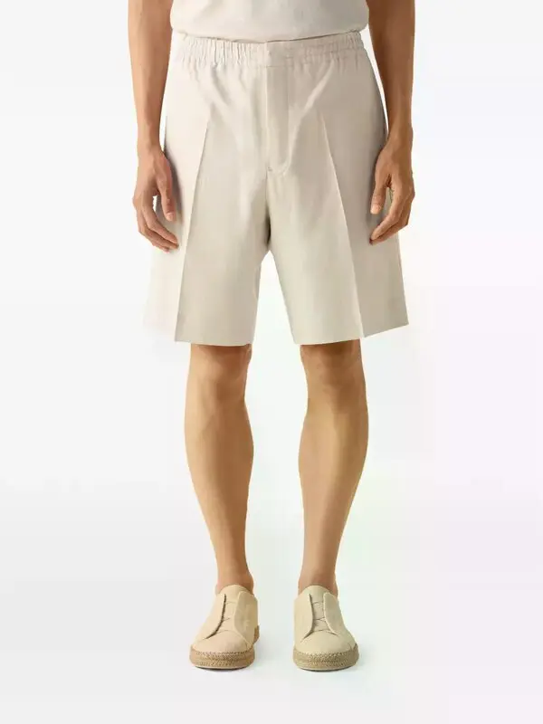 Zegna Oasi Lino Shorts