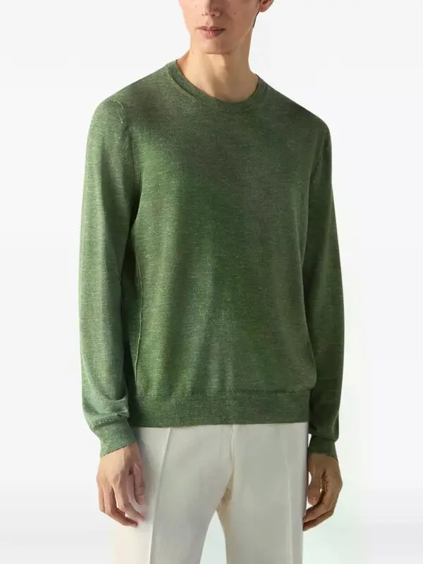 Zegna Mélangé Crewneck Sweater