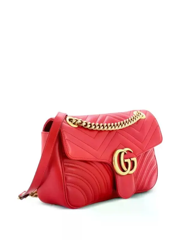 Gucci Matelassé Leather Small Flap Crossbody Bag