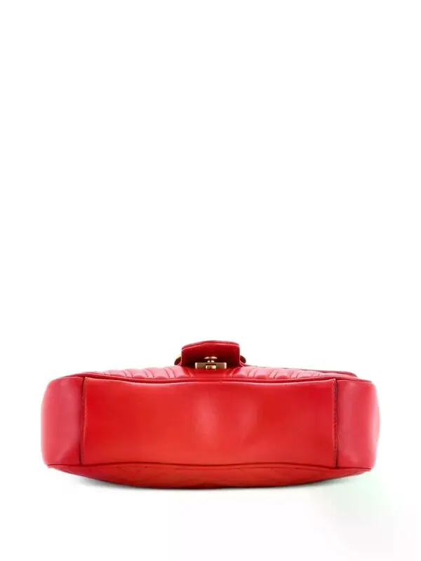 Gucci Matelassé Leather Small Flap Crossbody Bag