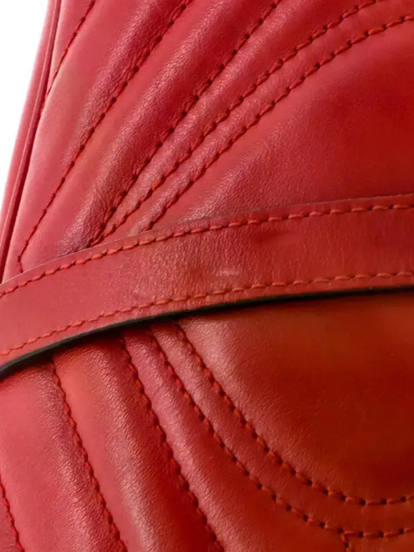 Gucci Matelassé Leather Small Flap Crossbody Bag