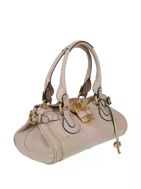 Chloé Paddington Leather Tote Bag - Pink