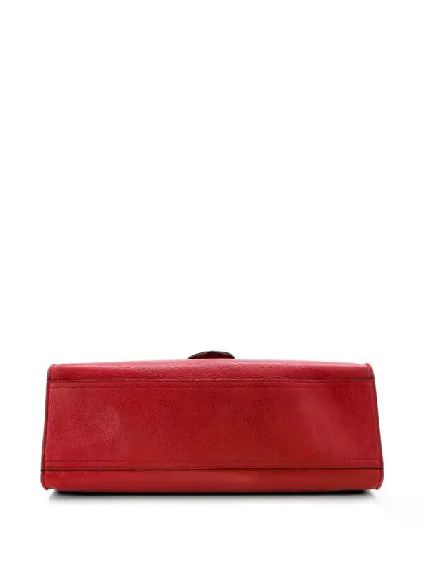Gucci Gg Marmont Animalier Leather Top Handle Bag