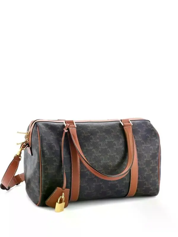 Celine Triomphe Coated Canvas Handbag