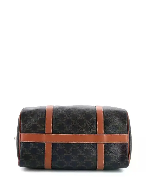 Celine Triomphe Coated Canvas Handbag