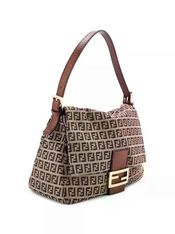 Fendi Mama Forever Zucchino Canvas Shoulder Bag