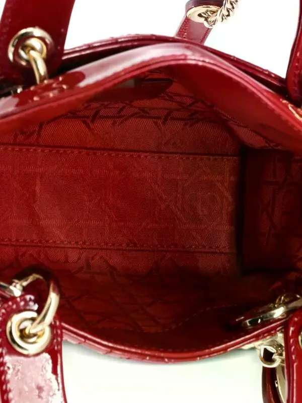 Dior Lady Chain Bag - Red