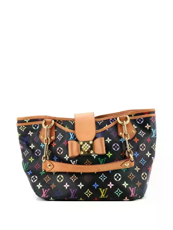 LOUIS VUITTON Monogram Multicolor Annie Tote Bag - Black