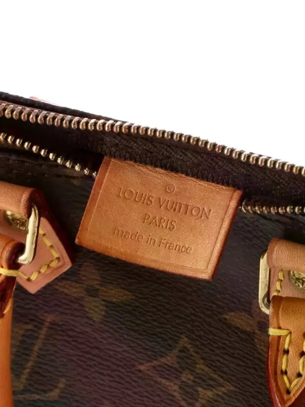 LOUIS VUITTON Speedy Bandouliere Monogram Canvas Bag - Brown