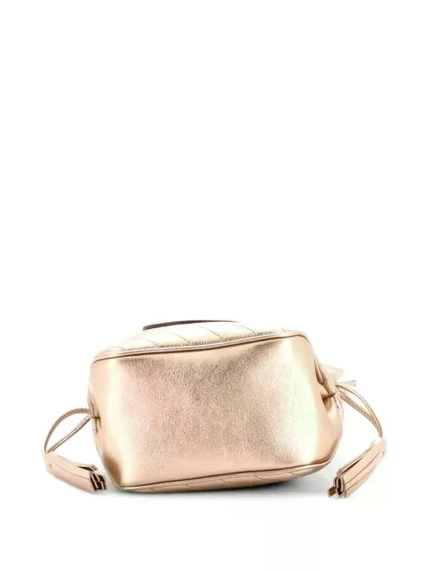 Gucci Blondie Nm Diagonal Quilted Leather Mini Bucket Bag