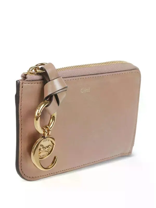 Chloé Alphabet Logo-charm Leather Wallet