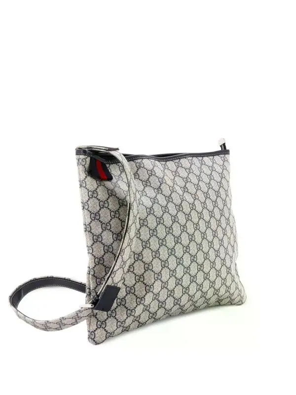 Gucci Gg Coated Canvas Messenger Bag