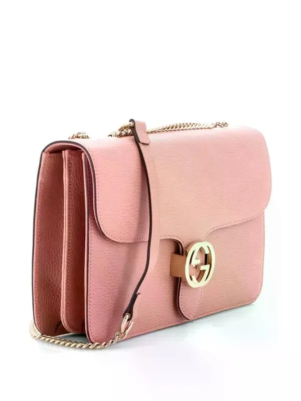 Gucci Interlocking Leather Medium Shoulder Bag