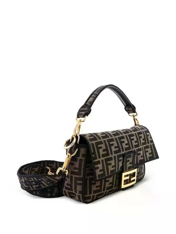 Fendi Zucca Canvas Baguette Bag