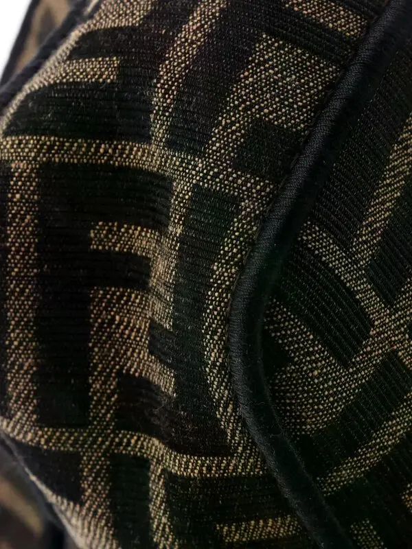 Fendi Zucca Canvas Baguette Bag