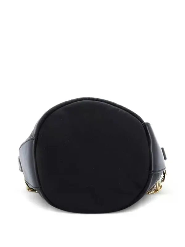 Prada Re-nylon And Nappa Leather Mini Bucket Bag