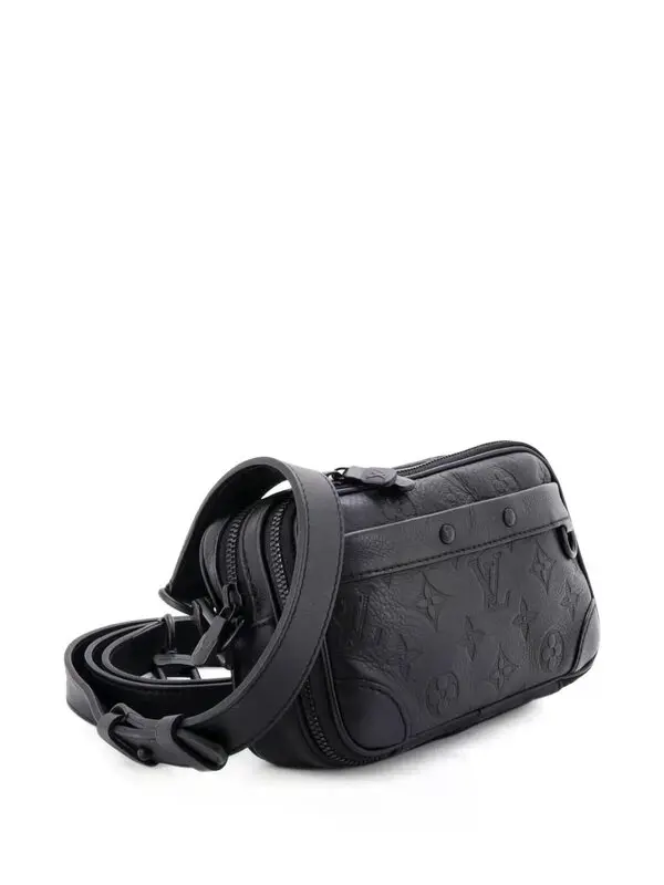 LOUIS VUITTON Alpha Wearable Wallet Monogram Shadow Leather Crossbody Bag