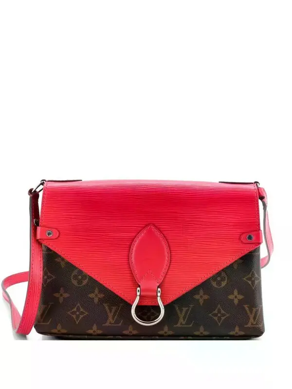 LOUIS VUITTON Saint Michel Shoulder Bag In Monogram Canvas And Epi Leather - Pink