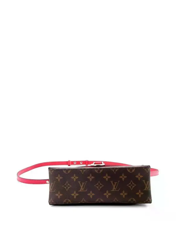 LOUIS VUITTON Saint Michel Shoulder Bag In Monogram Canvas And Epi Leather - Pink