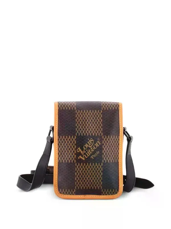 LOUIS VUITTON Nigo Amazone Messenger Bag Limited Edition Giant Damier And Monogram Canvas Nano Crossbody Bag - Brown
