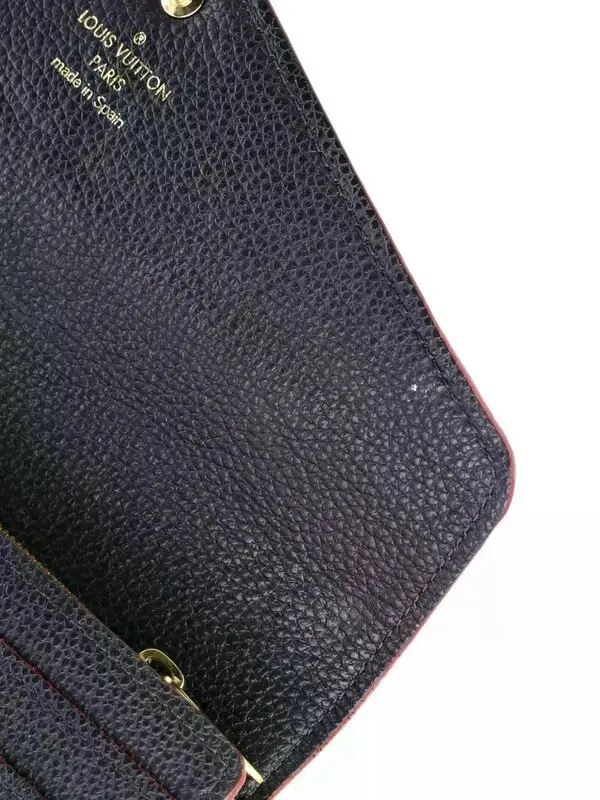 LOUIS VUITTON Sarah Wallet Nm Monogram Empreinte Leather Small Wallets