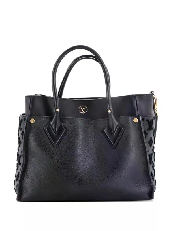LOUIS VUITTON On My Side Monogram Tuffetage Leather Mm Tote Bag