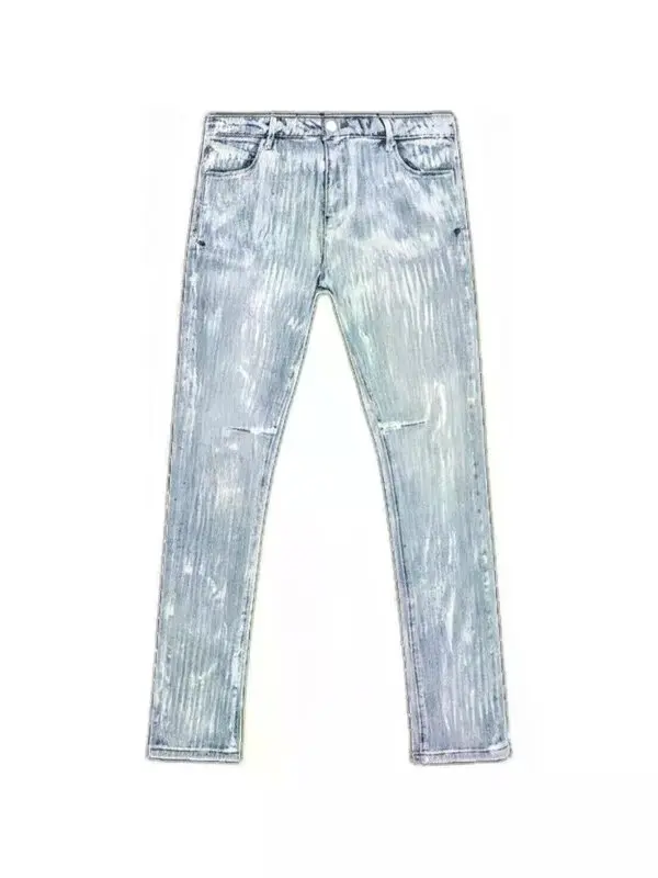 RtA Bryant Washed-effect Skinny Jeans - Blue