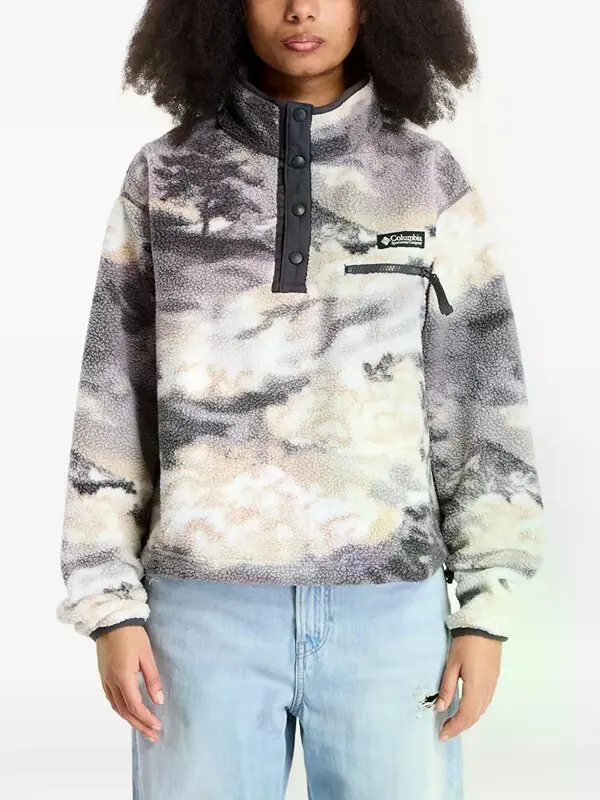 Columbia Helvetia™ Ii Printed Fleece Top - Grey