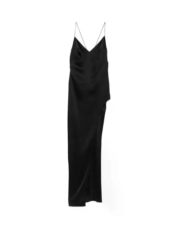 VESTIAIRE D'UN OISEAU LIBRE Tri-cut Side-slit Dress