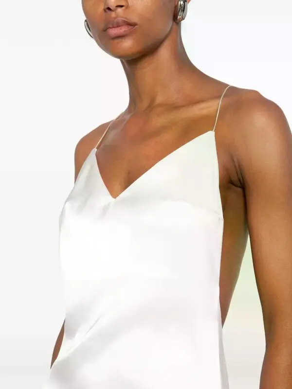 VESTIAIRE D'UN OISEAU LIBRE Tri-cut Backless Maxi Dress