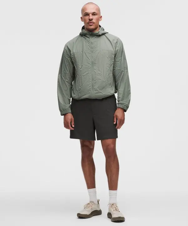 Lululemon Uv-protective Relaxed Hike Short 6 - Graphite Grey