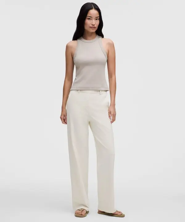 Lululemon Daydrift High-rise Straight-leg Trouser - Light Ivory