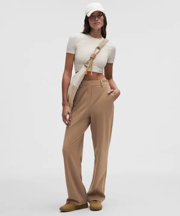 Lululemon Daydrift High-rise Straight-leg Trouser - Sand