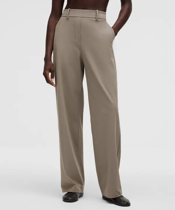 Lululemon Daydrift High-rise Straight-leg Trouser - Warm Ash Grey