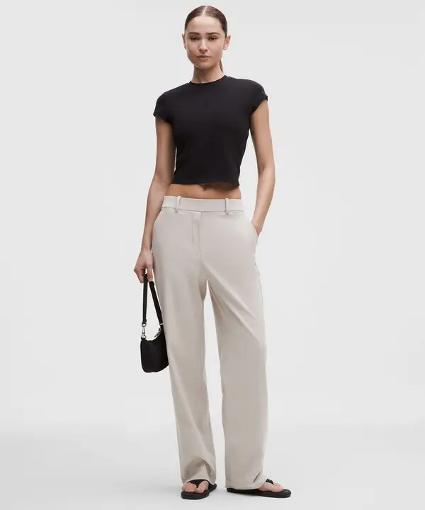 Lululemon Daydrift High-rise Straight-leg Trouser - Downtown Tan