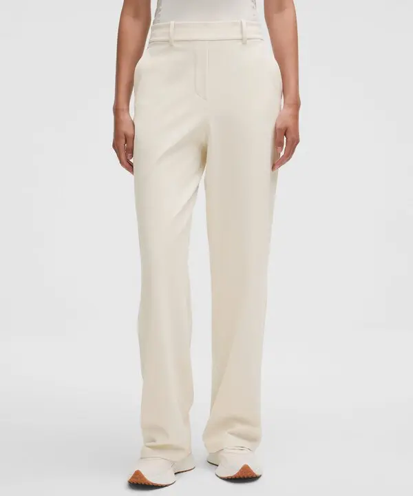 Lululemon Daydrift High-rise Straight-leg Trouser - Light Ivory