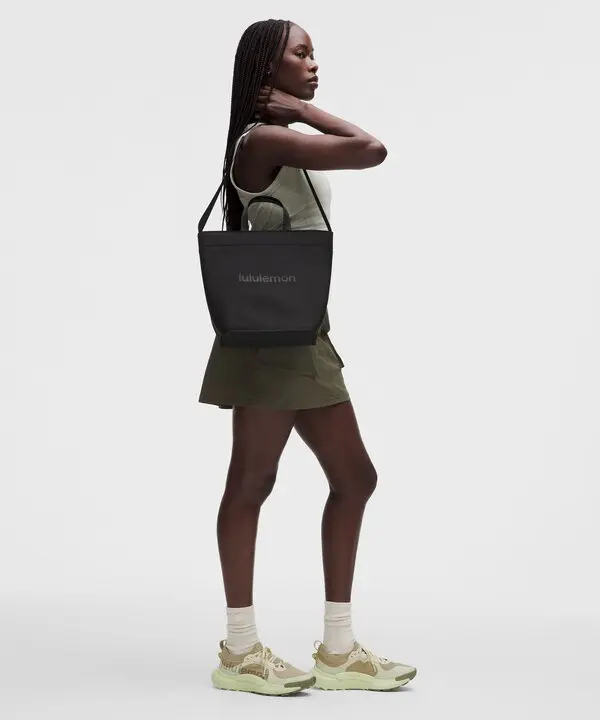 black lululemon lunch bag 20th Anniversary Small Reusable Tote Carryall Gym (B0858Y2GJ8) : Clothing, Shoes & Jewelry Lunch Tote Bag 9l
