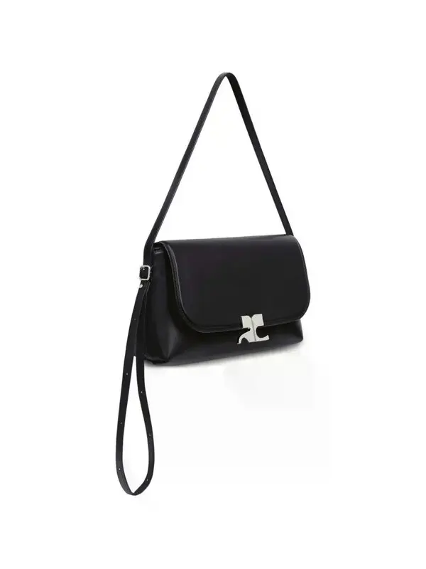 COURREGES Icôntype Shoulder Bag - Black