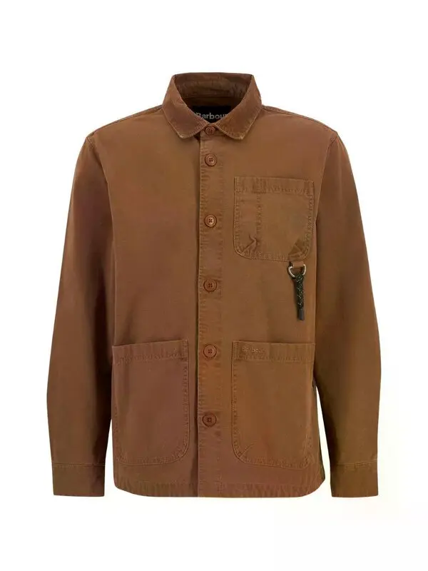 Barbour Bowland Garment Dyed Overshirt - Brown