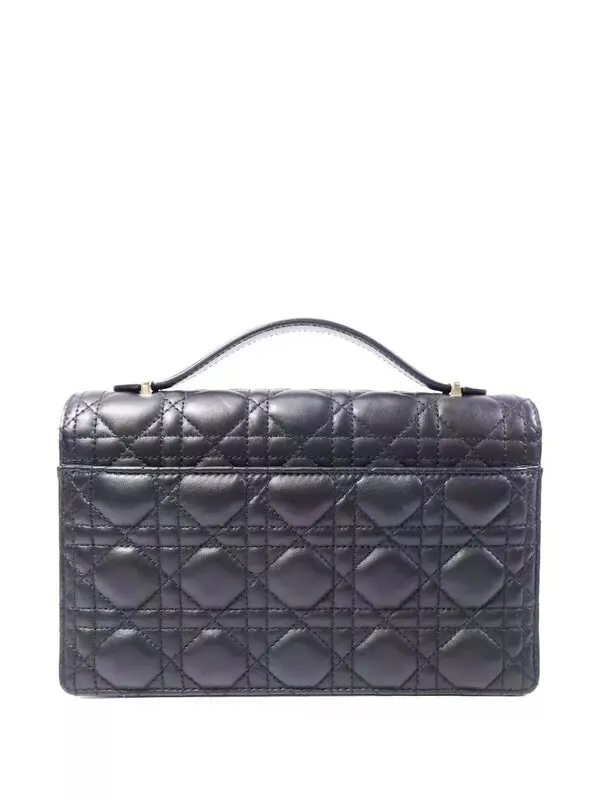Dior Cannage Top Handle Shoulder Bag