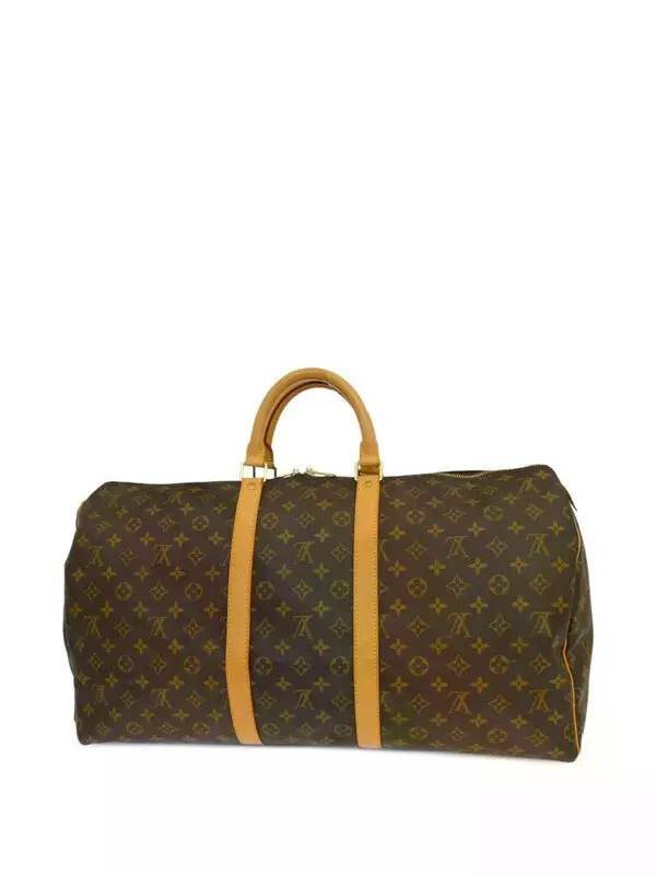 LOUIS VUITTON Monogram Keepall 55 Travel Bag